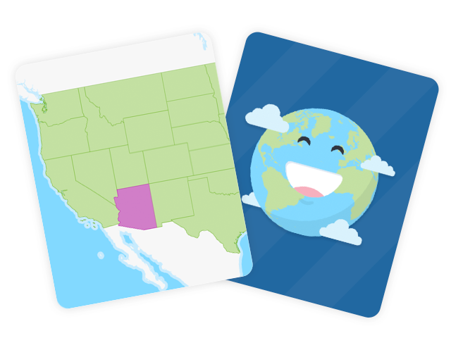 50 US States Flashcards | Free Study Maps